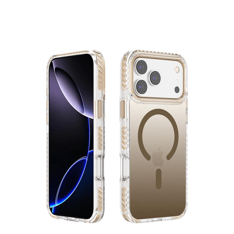 Gradient Transparent Magnetic Case for iPhone - JoyZCases | Custom ...
